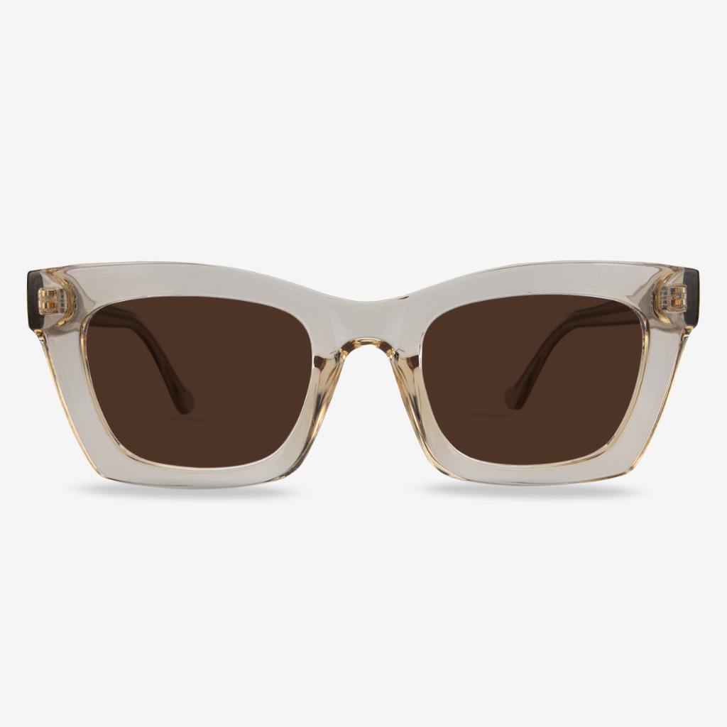 Kodiak Sunglasses - Trendy Toned-Down Cat-Eye Frames with Angular Lines